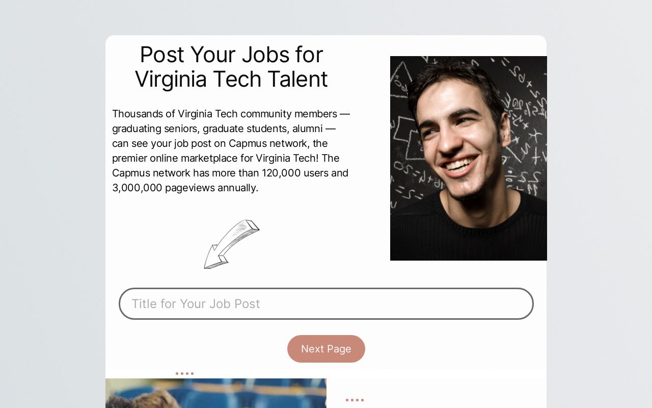 Virginia Tech Job Post